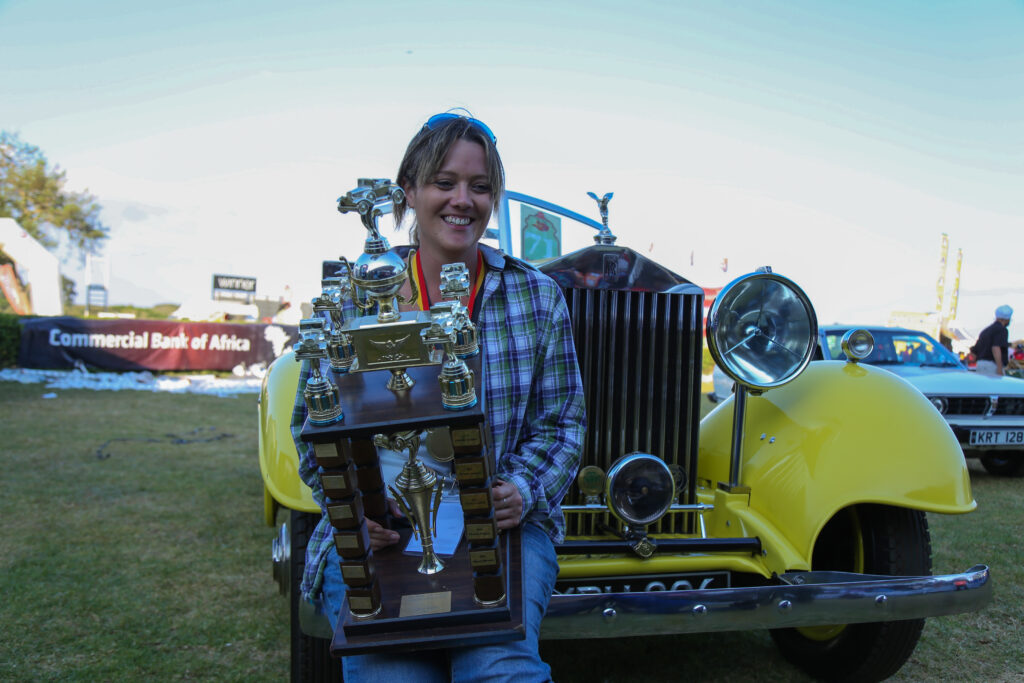 Veronica Wroe's 1934 Rolls Royce triumphs at CBA Africa Concours d ...