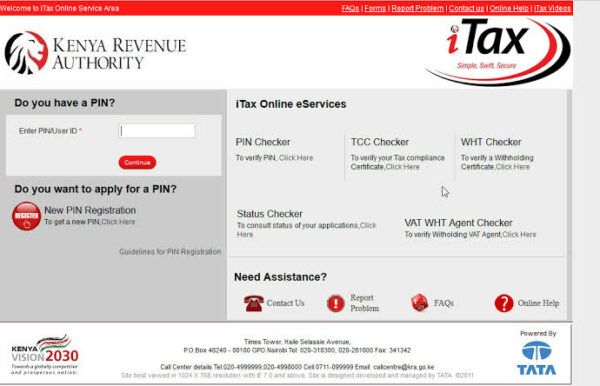 Kenya Revenue Authority - KRA Portal