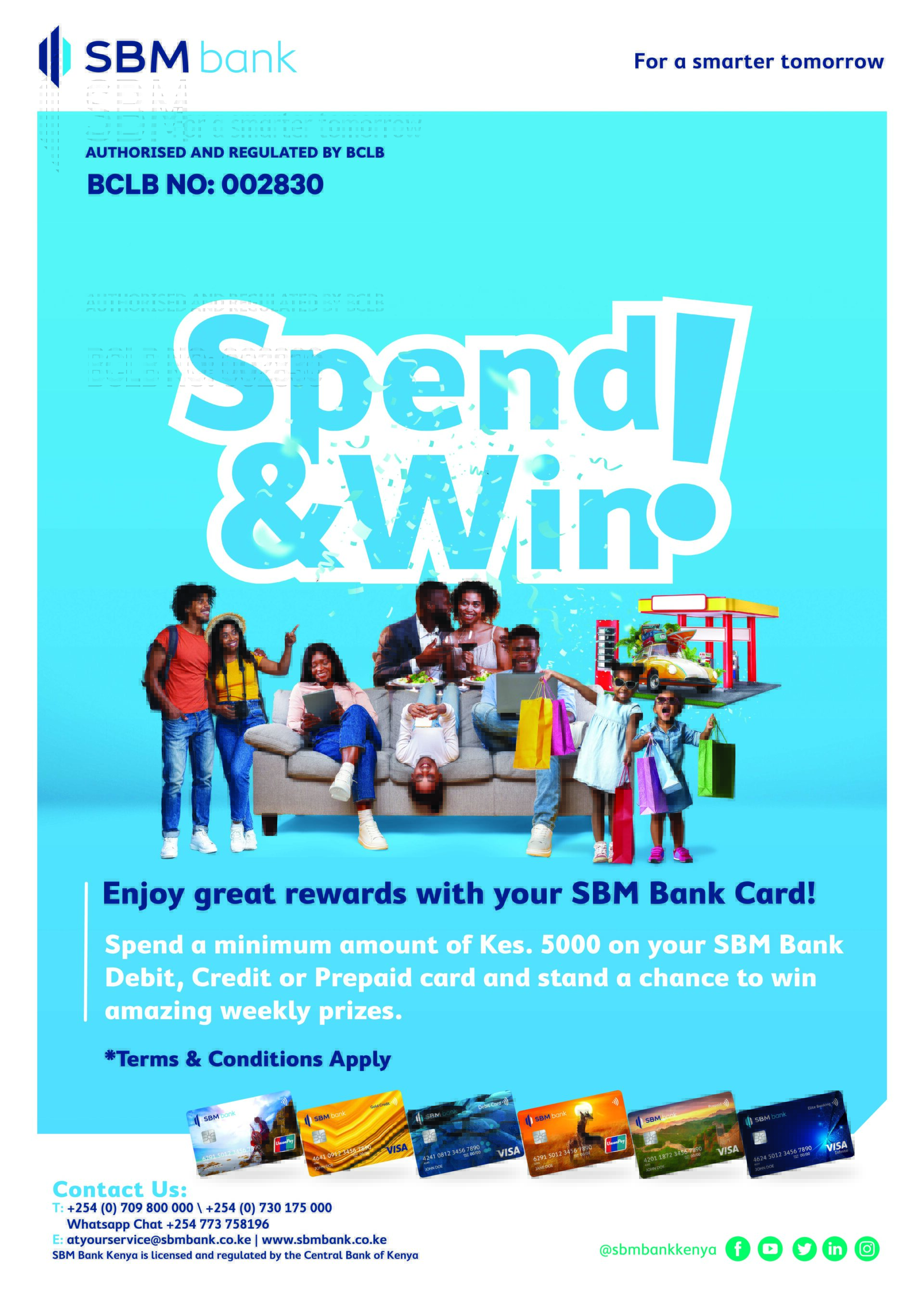 SBM Bank Launches a "Spend and Win" Campaign for its Customers