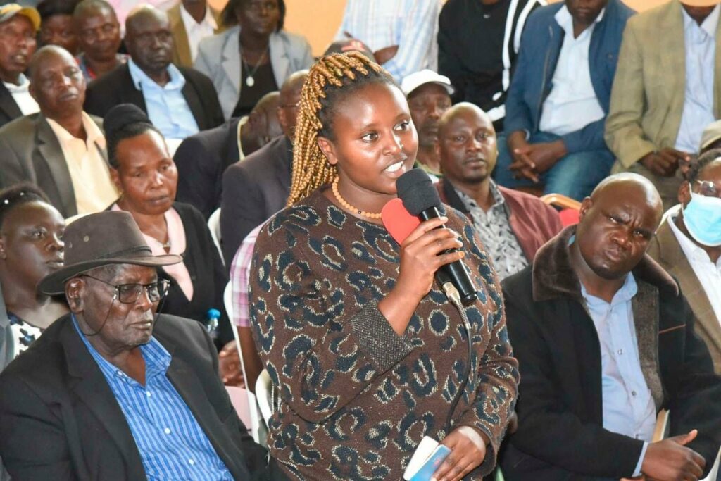Mercy Tarus: Bold girl who lectured Mandago, Uasin Gishu politicians ...