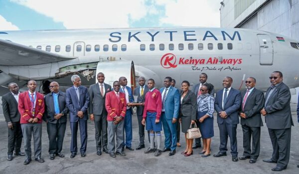 Inside Mang'u High School's Boeing 737 'plane'