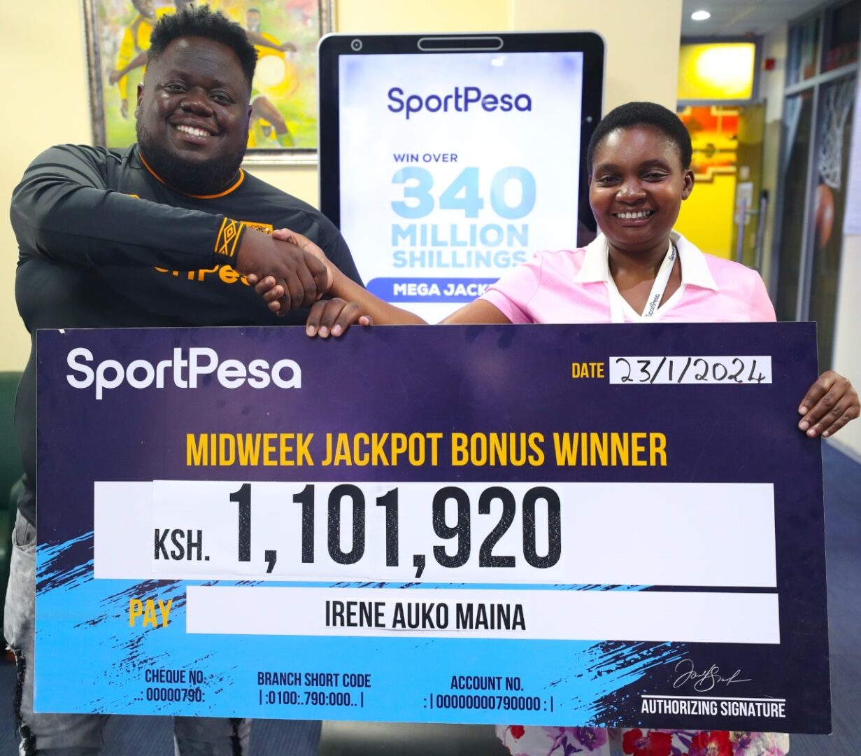 Homabay s Irene Auko Maina Bags Sh 1 Million In SportPesa Midweek Jackpot