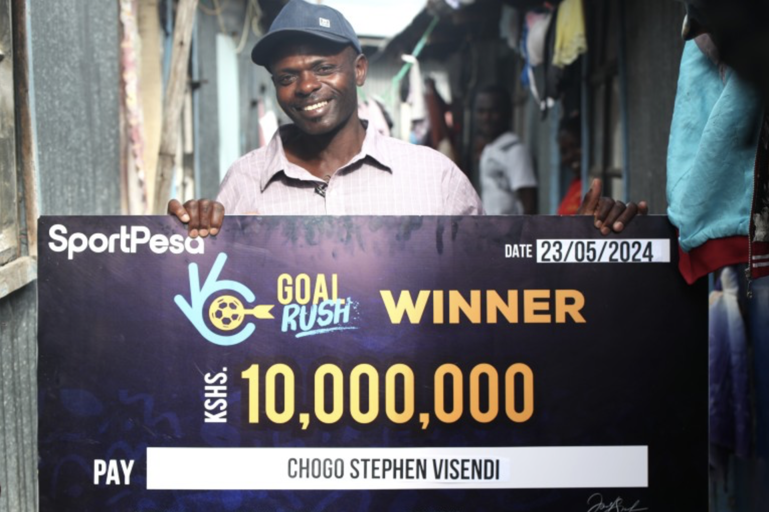 From Grass to Grace: Kitengela foreman Visendi wins 10 million courtesy ...