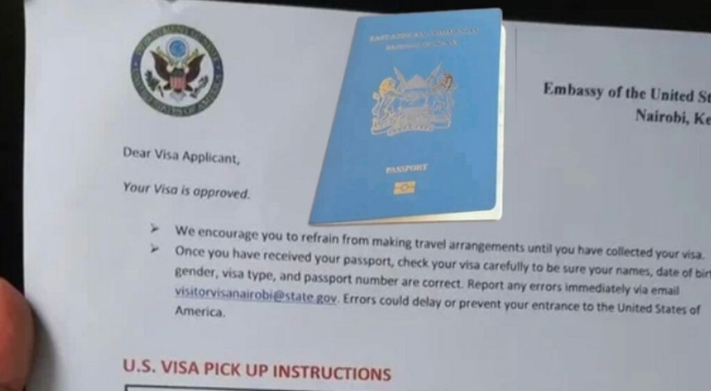 I got 'Blue Paper' when my US visa was approved, then hours later got ...