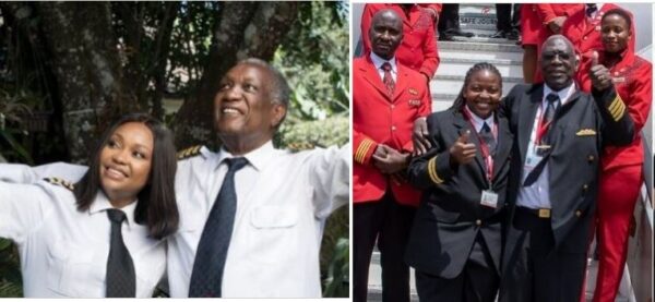 Kenyan pilots who passed flying batons to their daughters