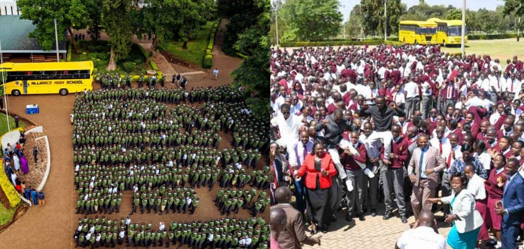 Alliance High vs Moi Kabarak performance in 2025 KCSE exams